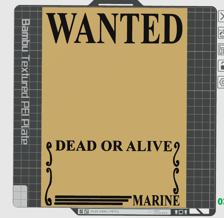 One Piece Wanted Poster Blank Template Digital Download - Etsy