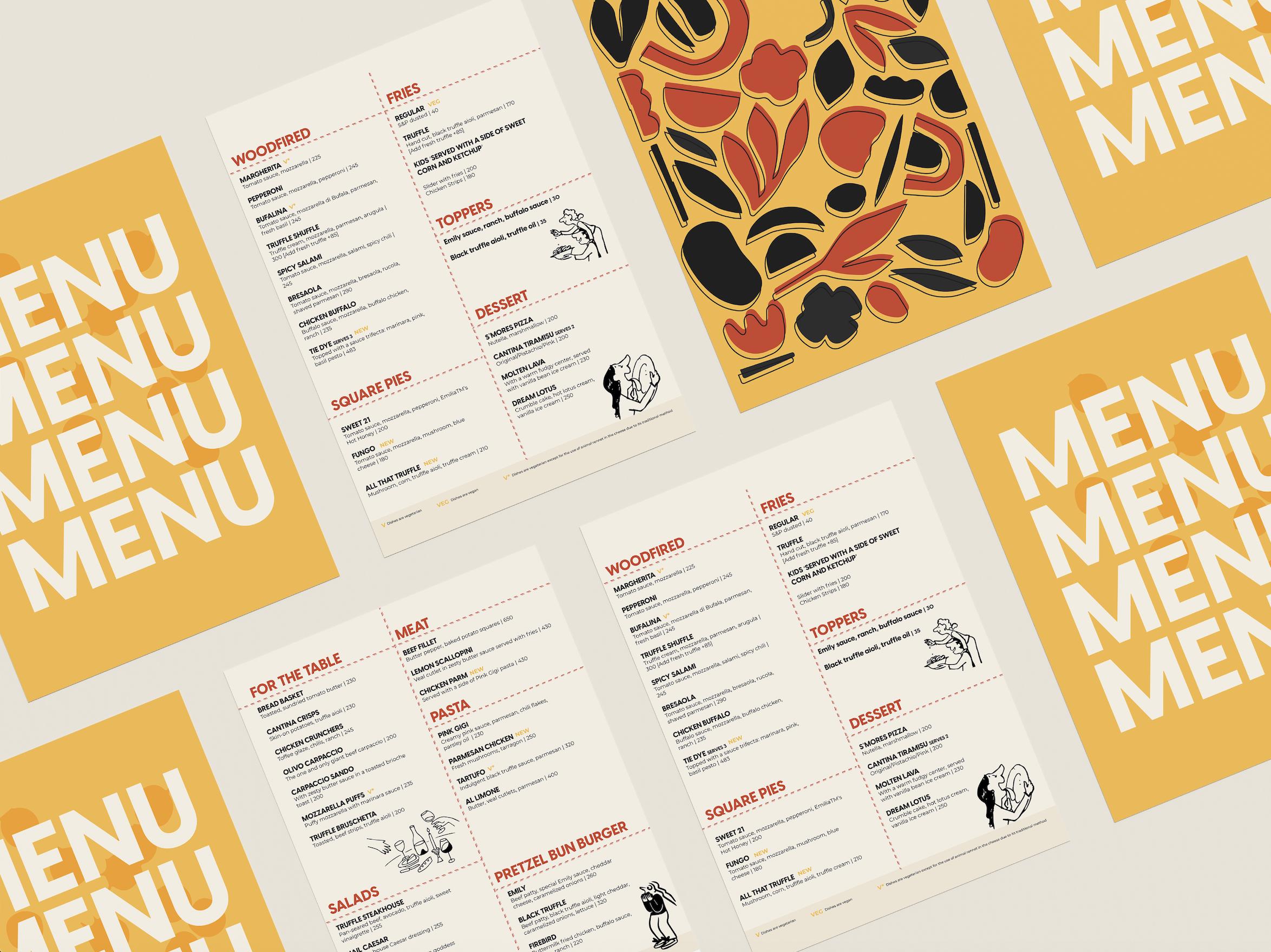 Restaurant Brunch Dinner Garden Party Editable Menu Layout, Instant ...