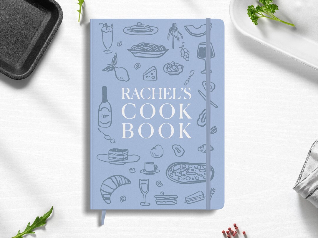 Personalised Recipe Book, Soft Touch Hardcover, A5 Cook Journal - Etsy UK