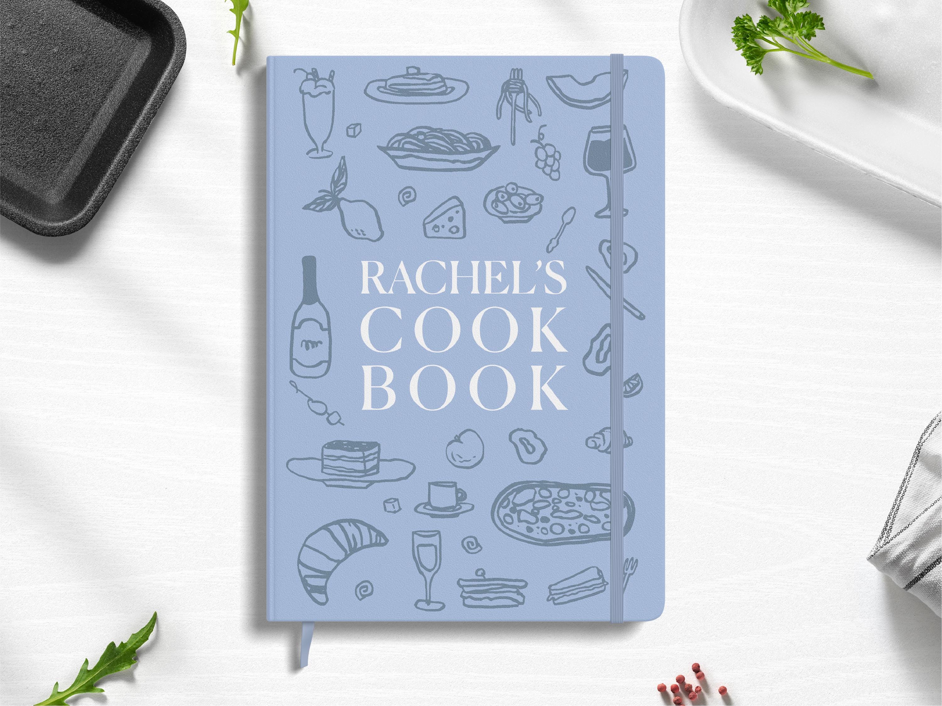 Personalised Recipe Book, Soft Touch Hardcover, A5 Cook Journal - Etsy UK