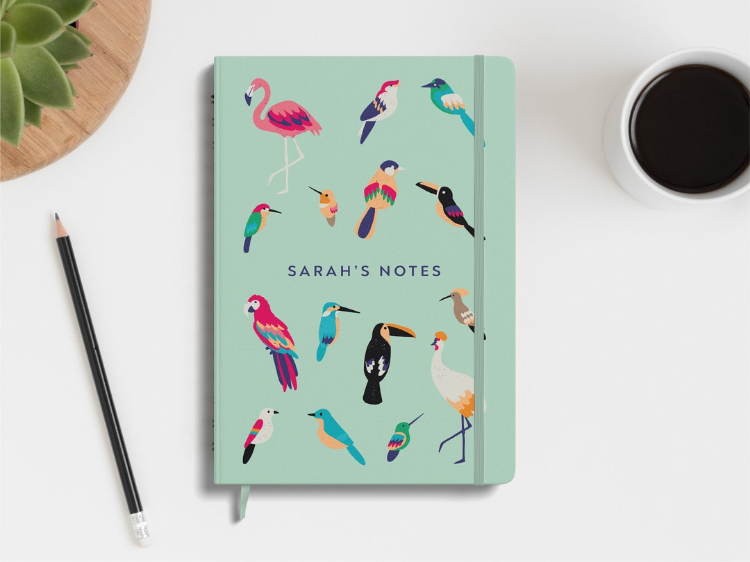 Personalized Bird Journal: Soft Touch A5 Notebook - Etsy