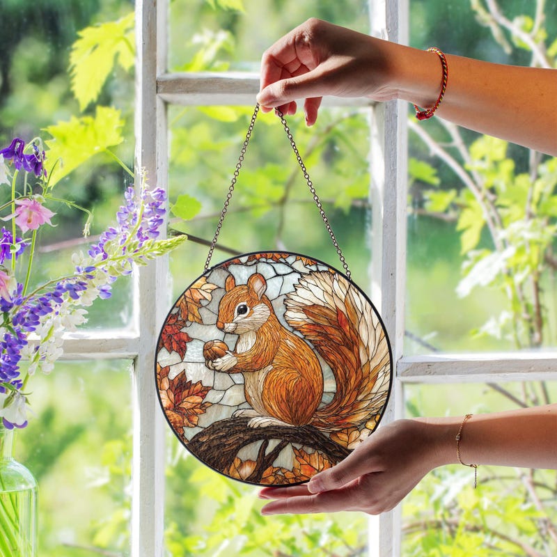 Glass Squirrel - Etsy