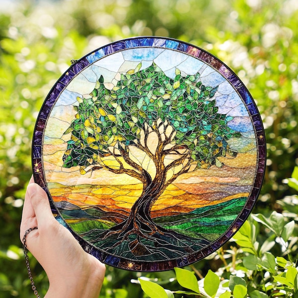 Tree of Life Suncatcher - Etsy