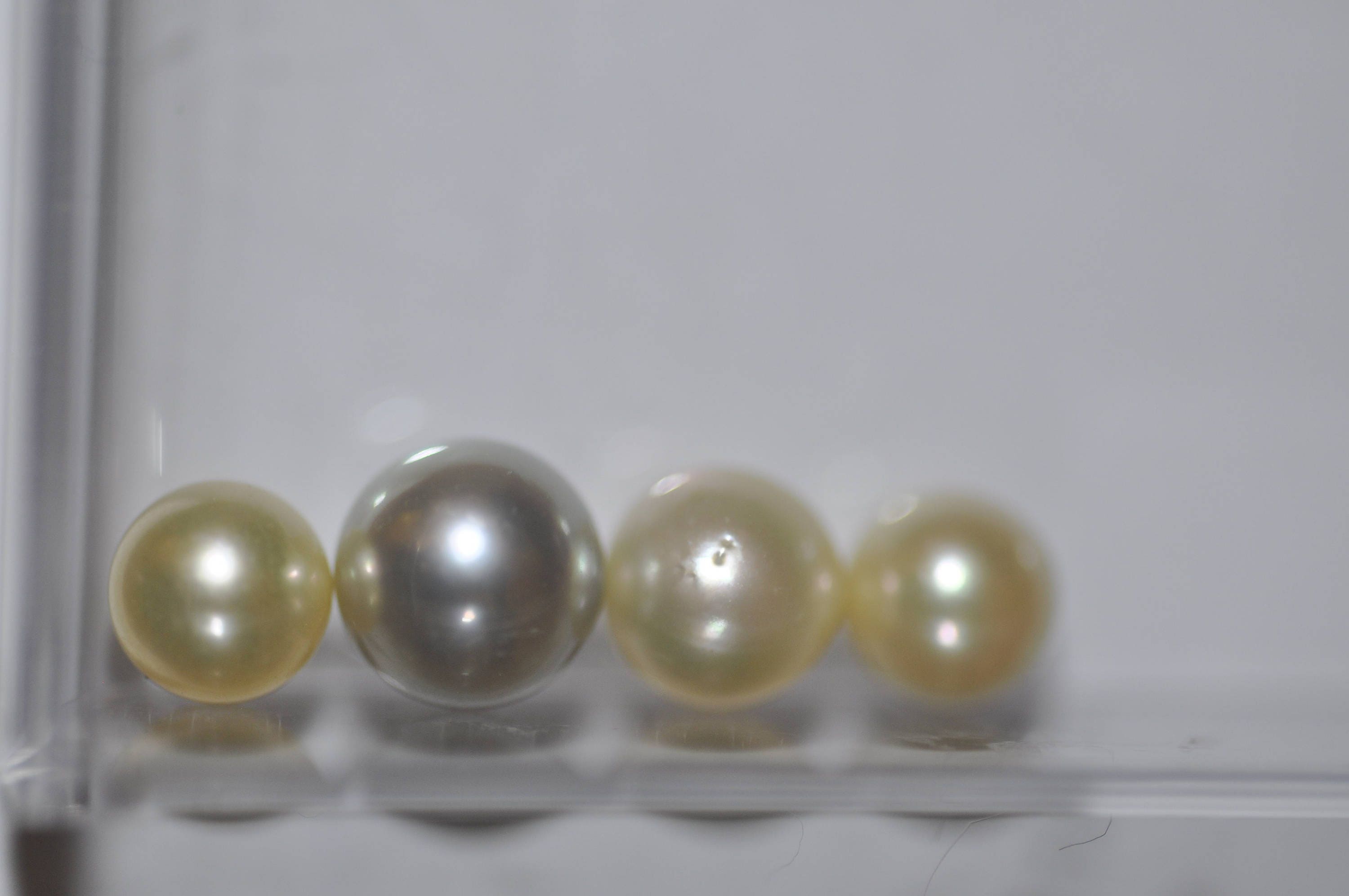 4 Gorgeous Pearls 2 7mm One Grey One Pinkish White Two 5mm One - Etsy
