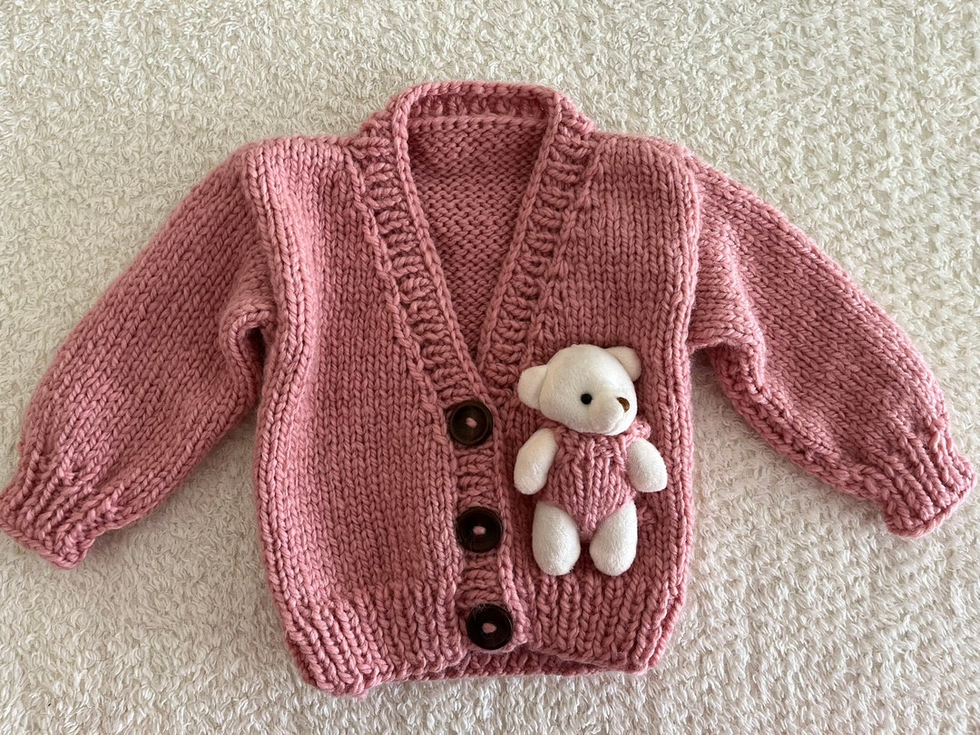 Knit Baby Cardigan, Babyknit, Newborn, Babygift, Babyshowergift ...