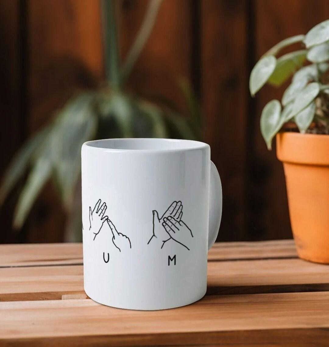 Mum - Bsl/british Sign Language Mug - Etsy
