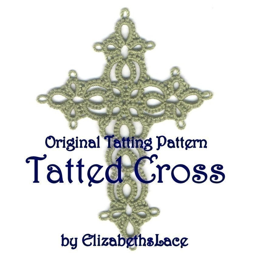 Original Tatting Pattern - Tatted Cross - Etsy