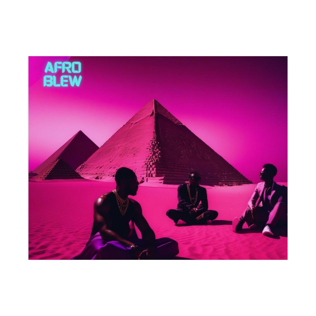 Pyramid Building Afro Blew Poster - Etsy
