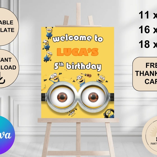 Despicable Me Personalized Decorations - Etsy