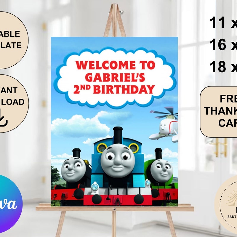 Thomas the Train Party - Etsy