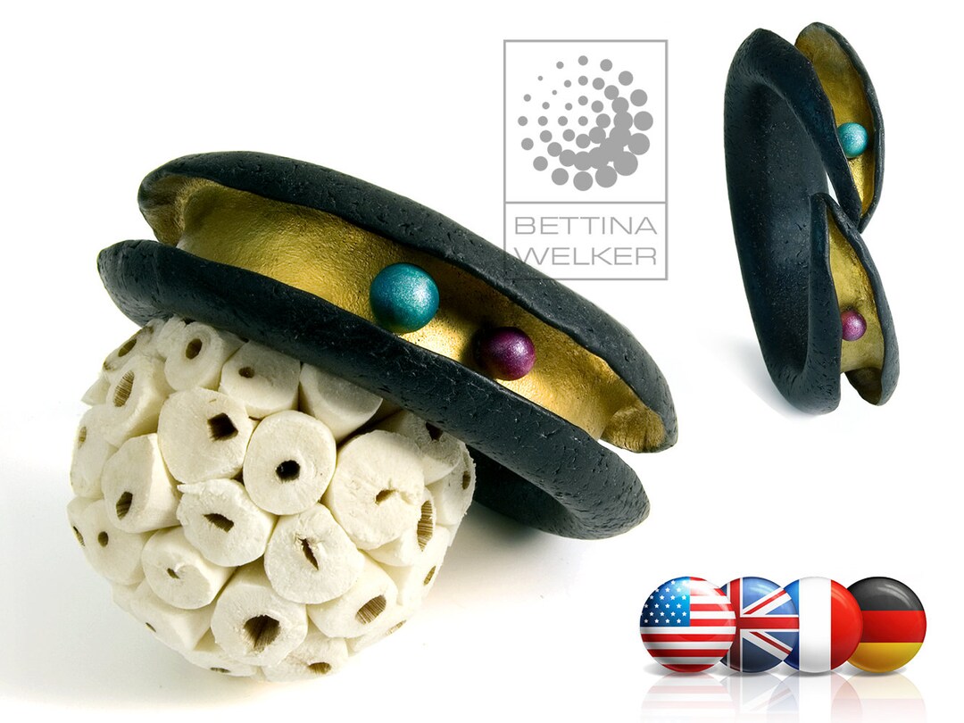 Polymer Clay PDF Tutorial "free Form Cuff" ENGLISH Version - Etsy