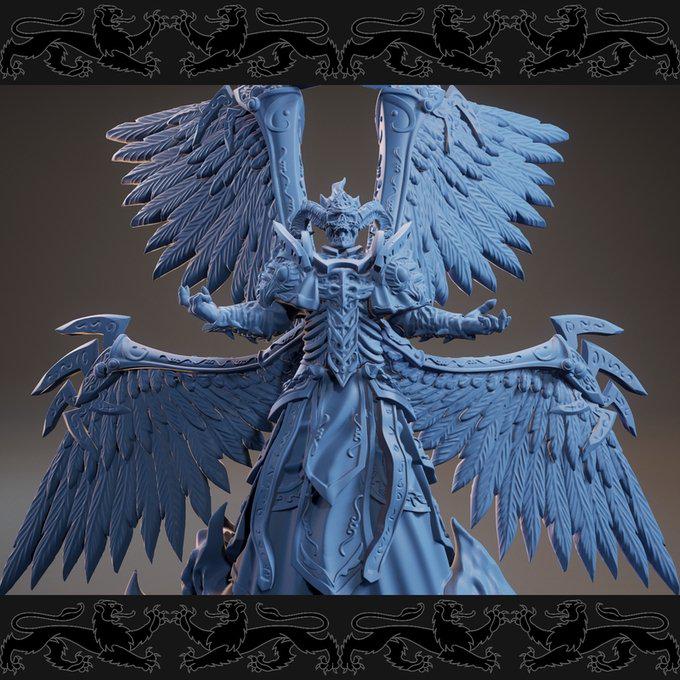 Angel-of-death, Resin Miniatures - Etsy