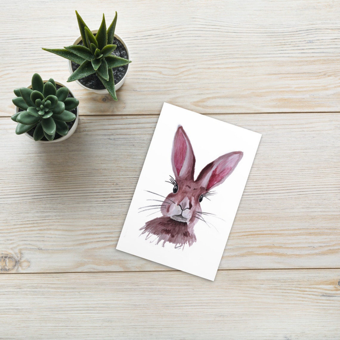 Rabbit Bunny Poster Childs Room or Print for Nursery Baby Girl | Etsy