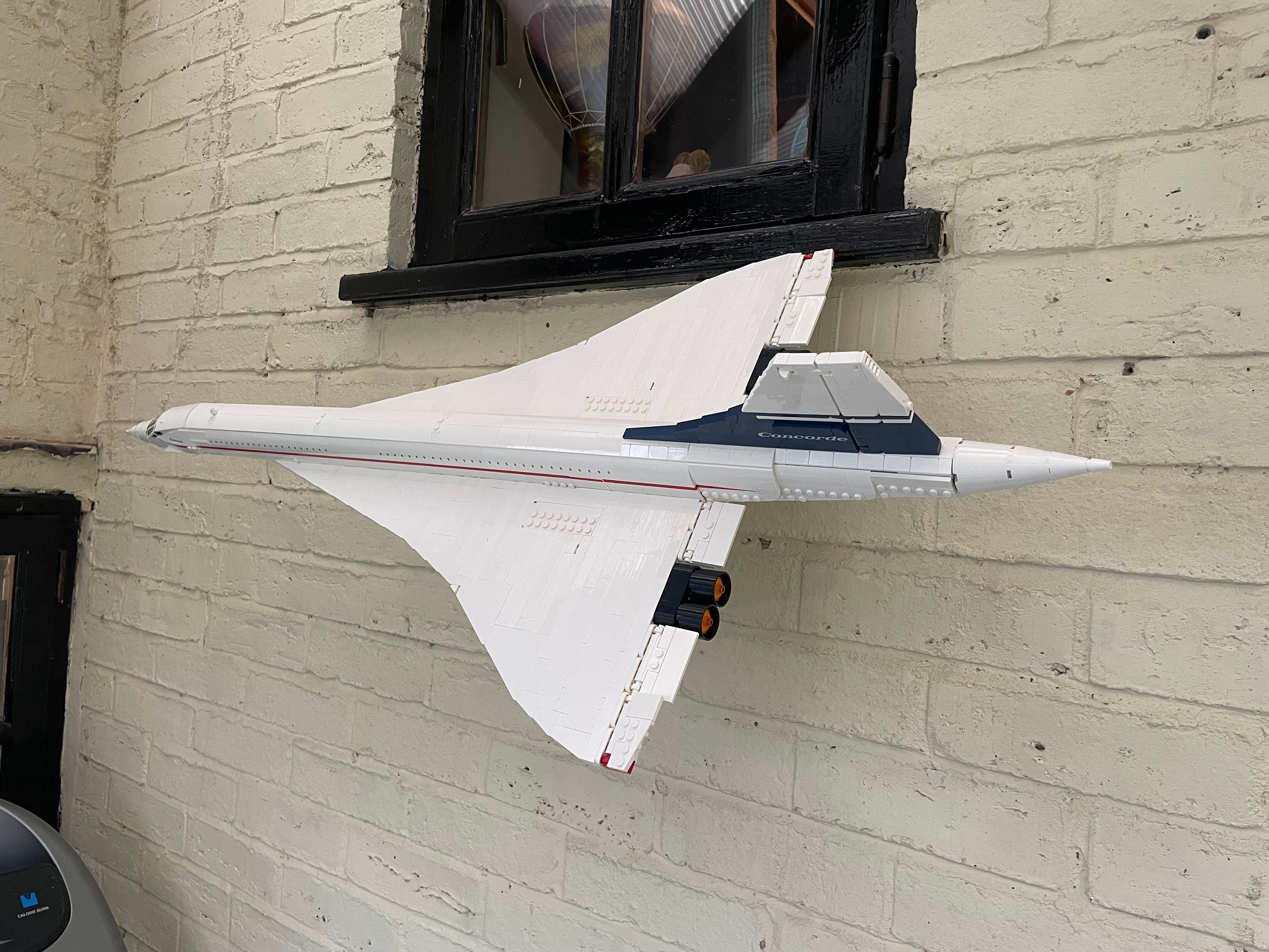 Wall Mount for the Lego Icons Concorde 10318 1st Class Post Fixings ...