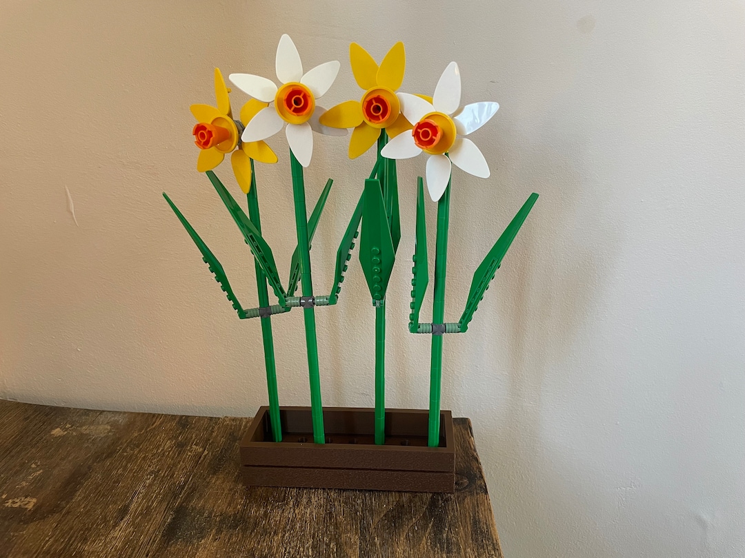 Display Stand for the LEGO Daffodil 40747 Planter/ Window Box Case ...