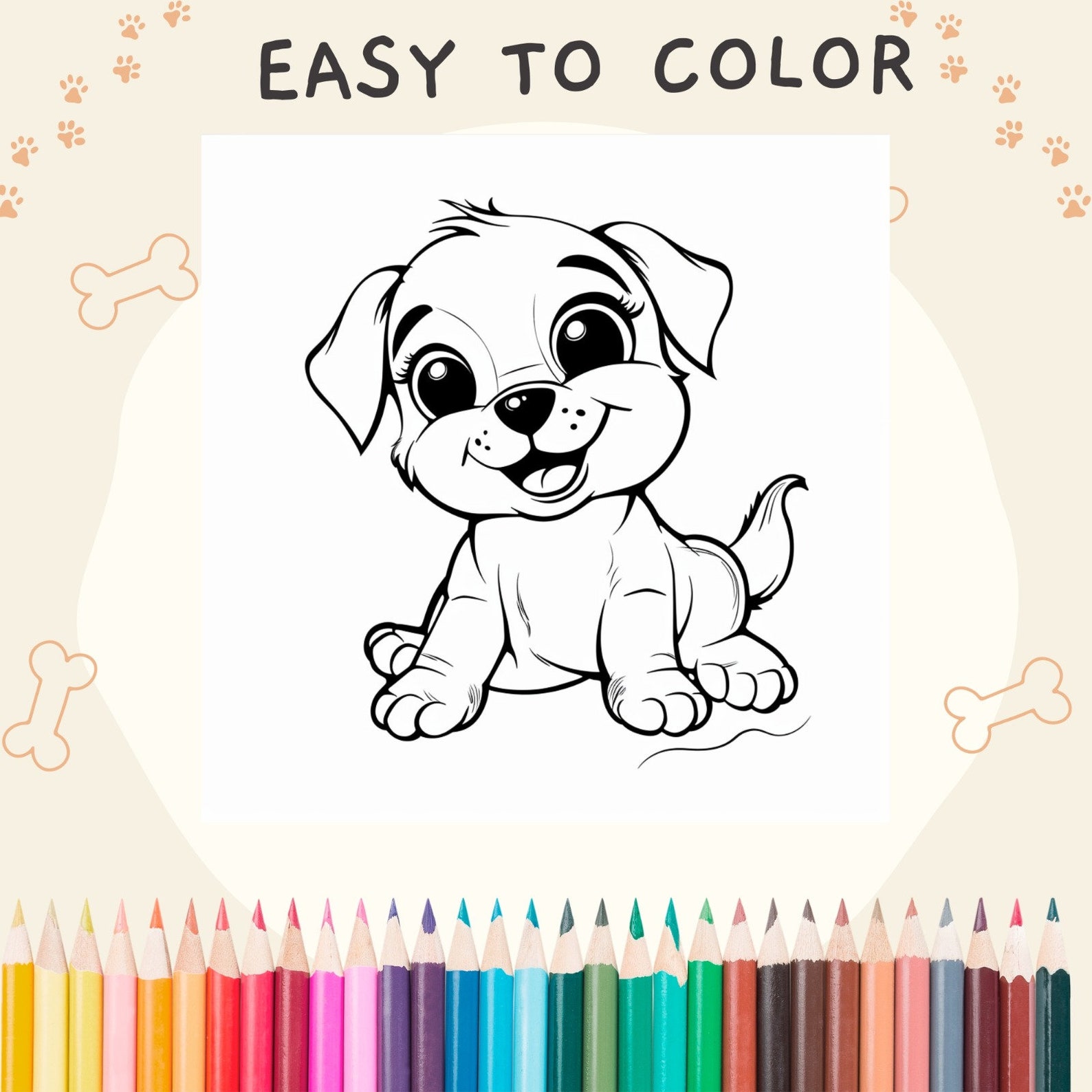 120+ Dog Coloring Pages for Kids, Printable Coloring Pages for Children ...