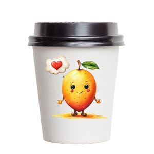 Cute Mango Emotes PNG Bundle for Streamers and Creators, Funny Tropical ...