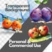 15 Fruits in Love PNG Clipart, Cute Fruit Couples for Valentine's Day ...