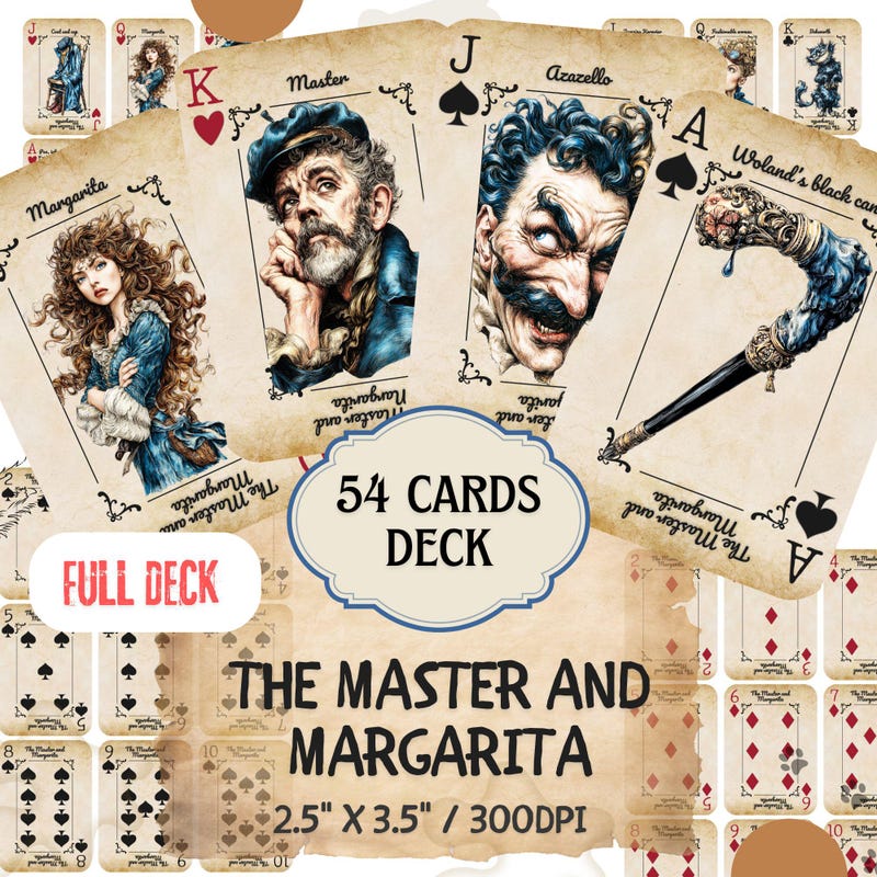 Russian Literature Cards - Etsy