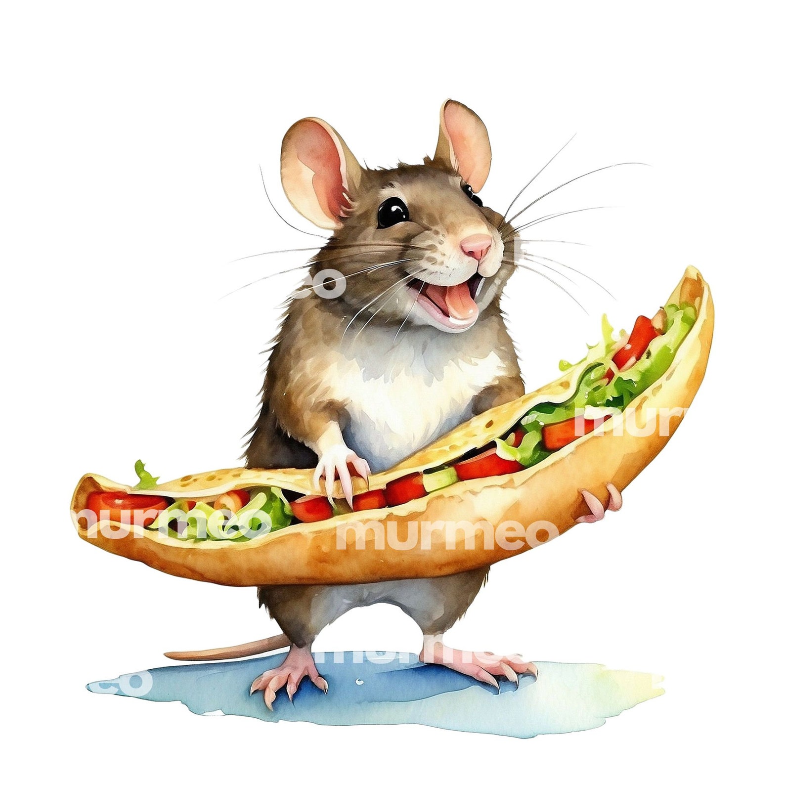 Rat With Fish Taco Clipart, 18 Magical PNG Images, Full Commercial Use ...
