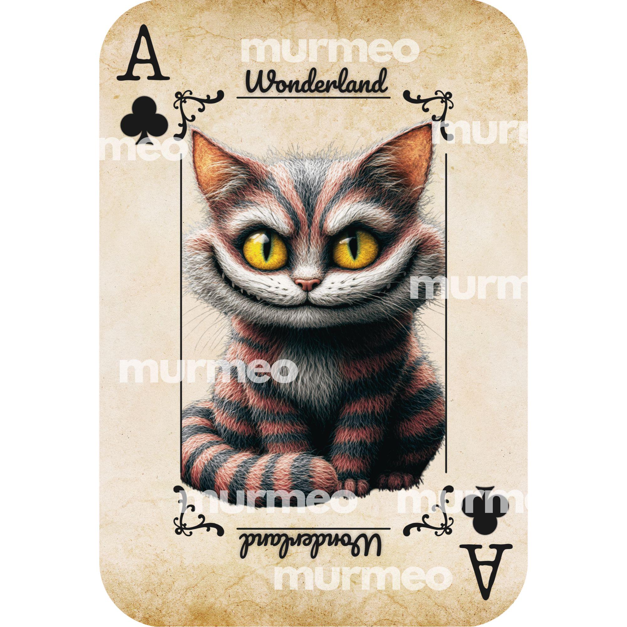 Alice in Wonderland Vintage Playing Cards, Print for Framing, High ...