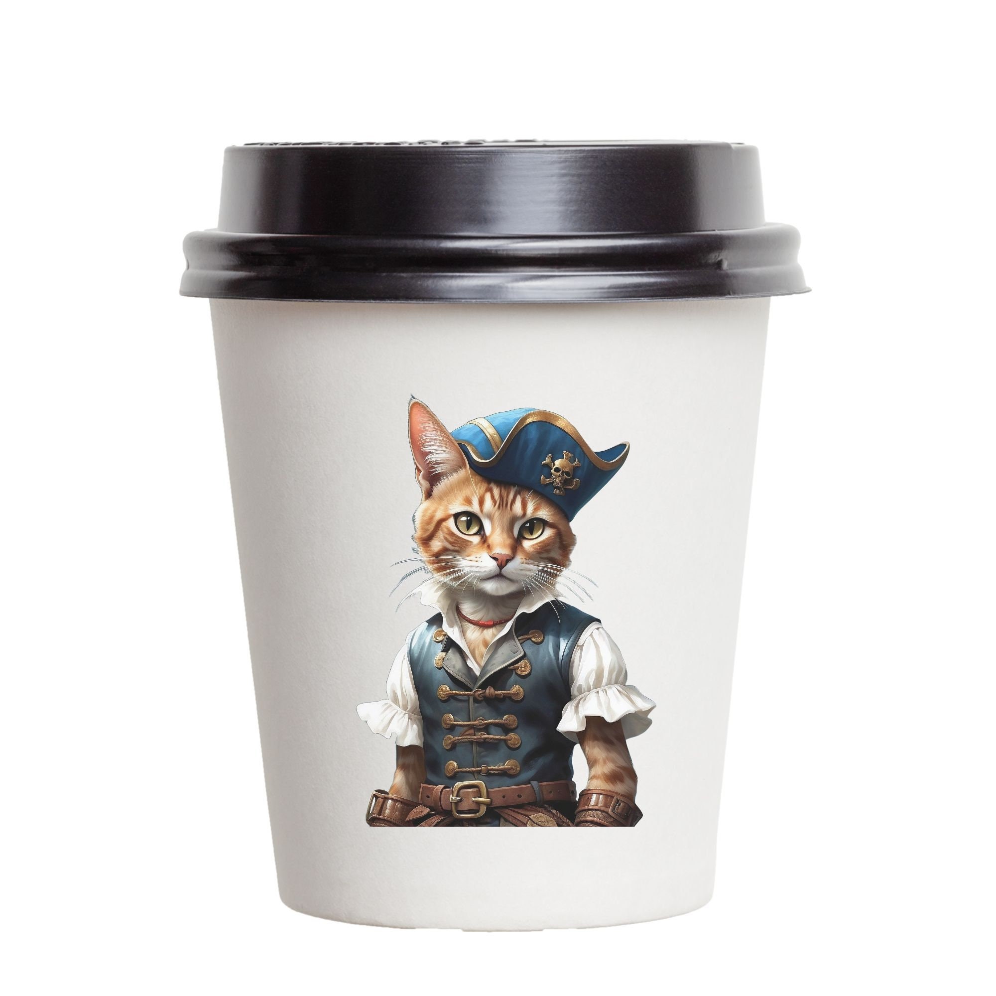 Pirate Cats Clipart, 8 Transparent PNG Set, Fun Feline Graphics, Set ...