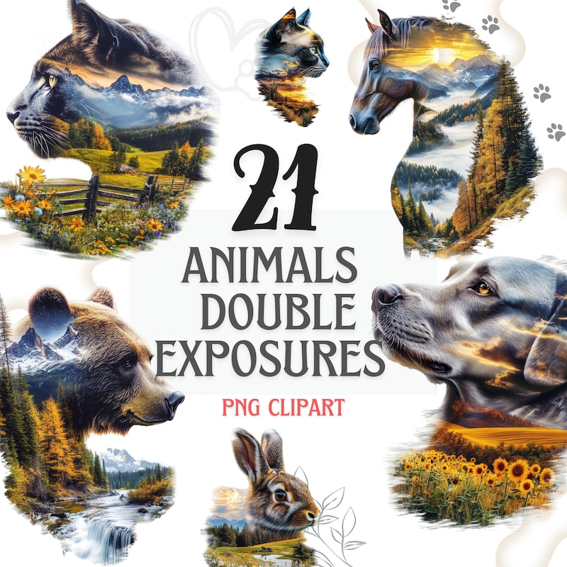 Double Exposure Download Art - Etsy UK