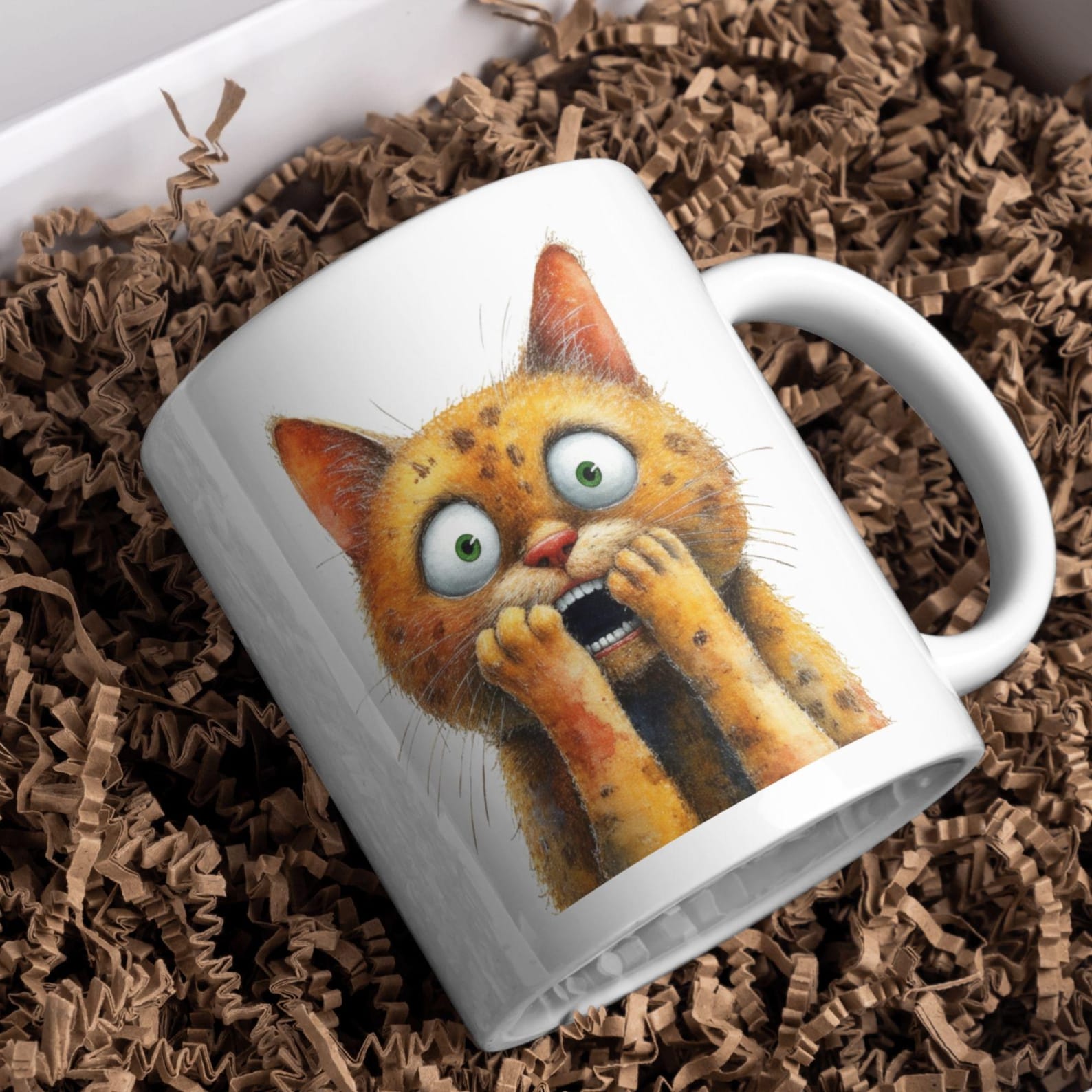 Scared Animals PNG Clipart Set, 16 Funny Animal Illustrations, Cute ...