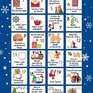 Christmas Countdown Advent Calendar & Activity Bundle – Countdown Fun ...