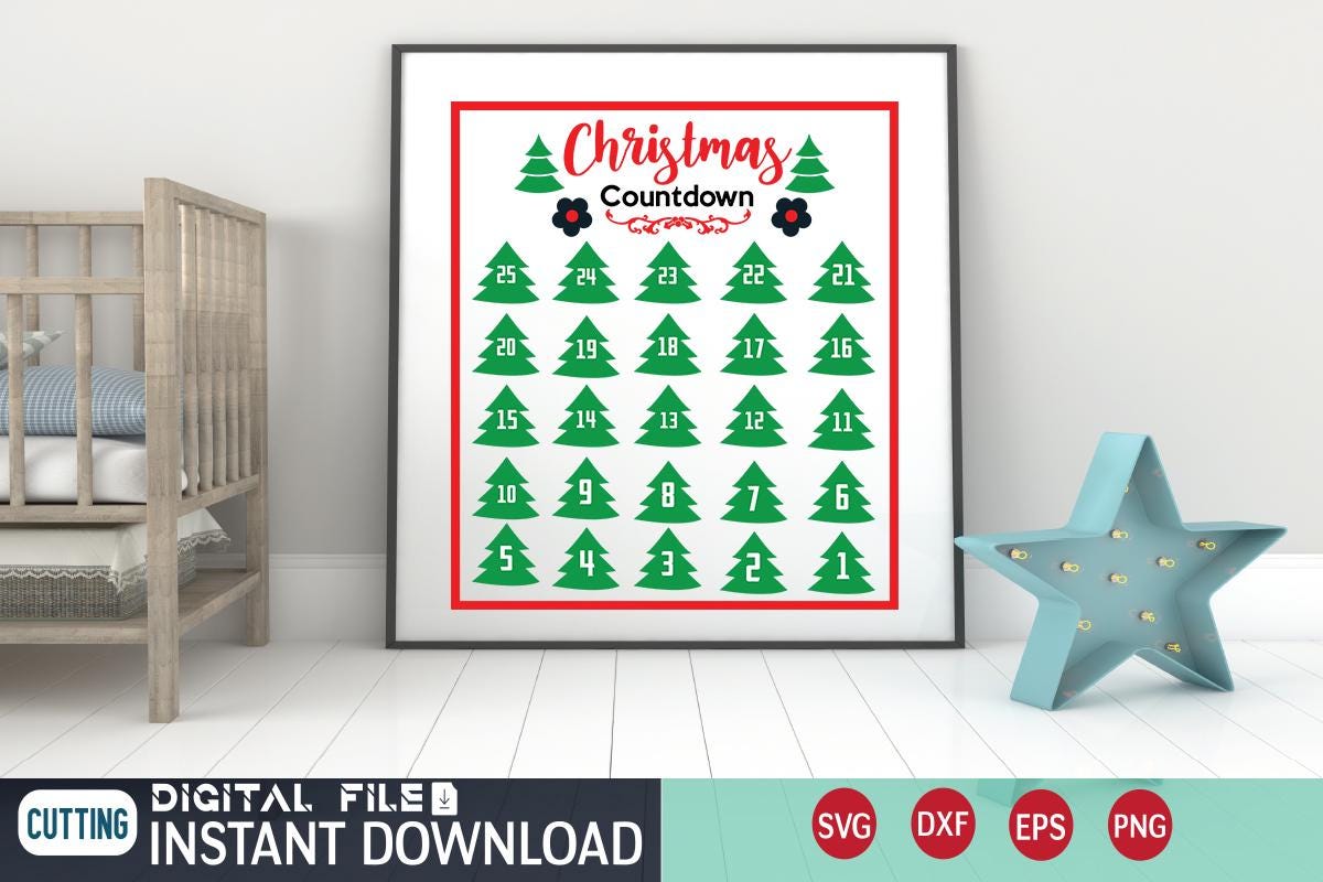 Christmas Countdown Advent Calendar & Activity Bundle – Countdown Fun ...