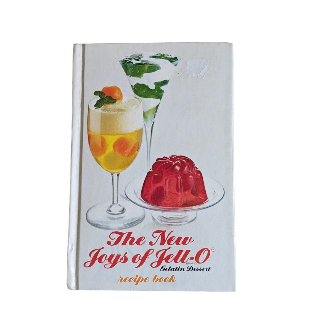 Vintage the New Joys of Jell-o Gelatin Dessert Recipe Book 1975 3rd ...