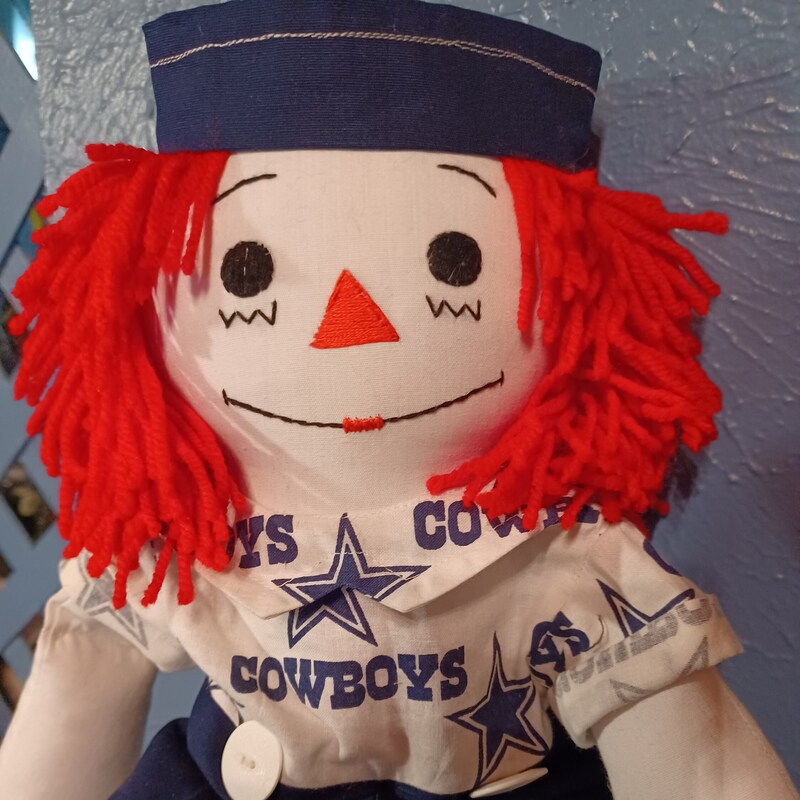 Red Hair Rag Doll - Etsy
