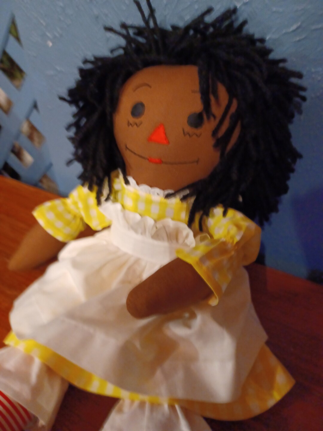 Ebony 20" Raggedy Ann Handmade Doll-ethnic Doll-baby Gift-african ...