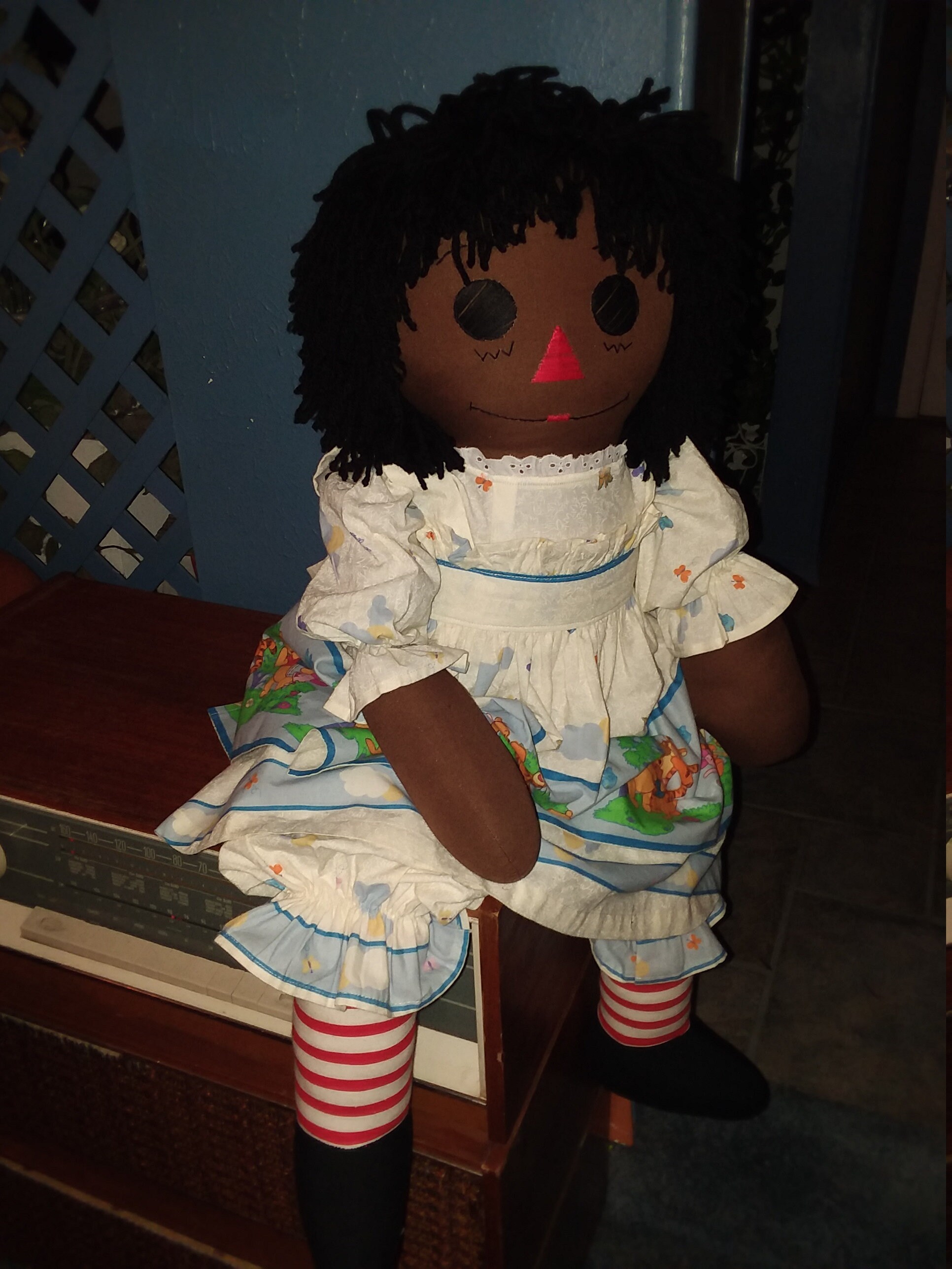 Mahogany 36 Raggedy Ann Handmade Doll, Ethnic Doll, Biracial Dolls ...