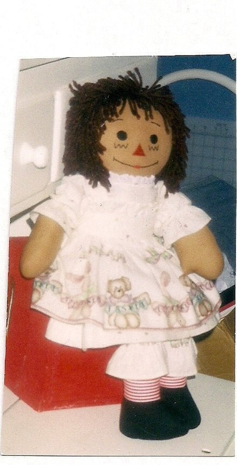 Caramel 20 Raggedy Ann Handmade Doll-biracial Doll-baby Gift-rag Doll ...