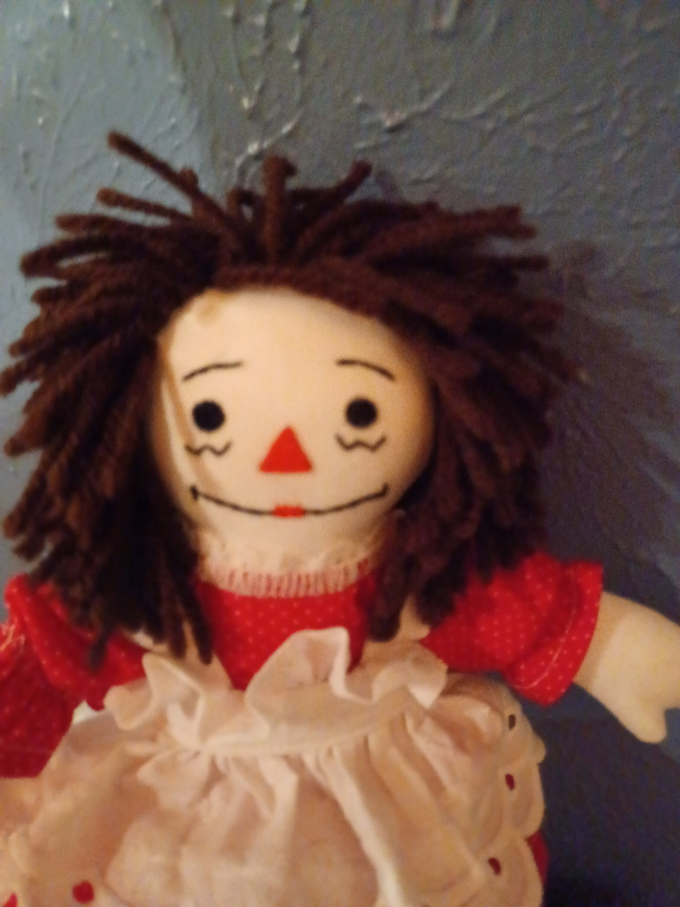 Classic Ivory 10 Raggedy Ann Handmade Doll-soft Doll-rag Doll-vantage ...
