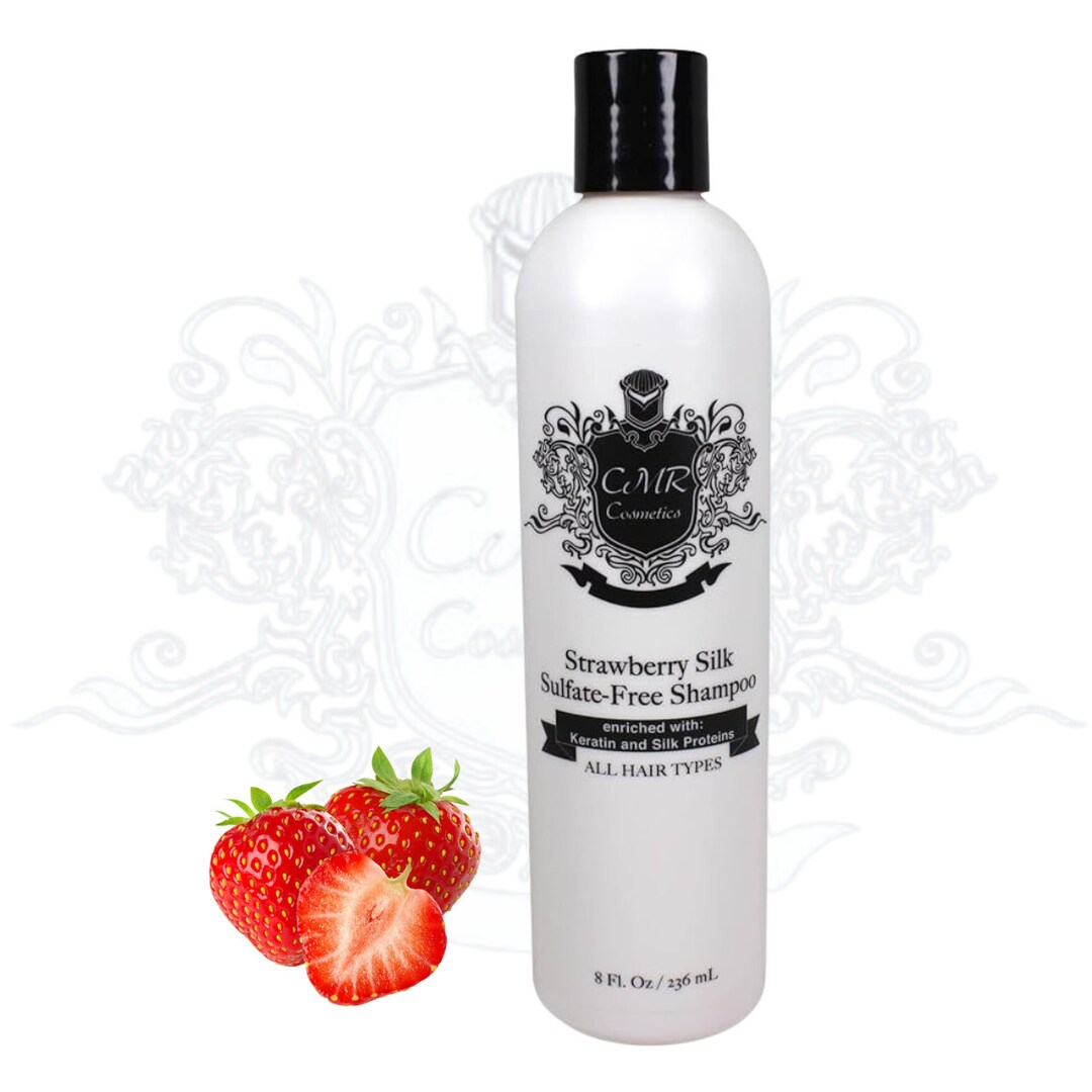CMR Cosmetics Strawberry Silk Shampoo Sulfate-free, Keratin & Silk ...