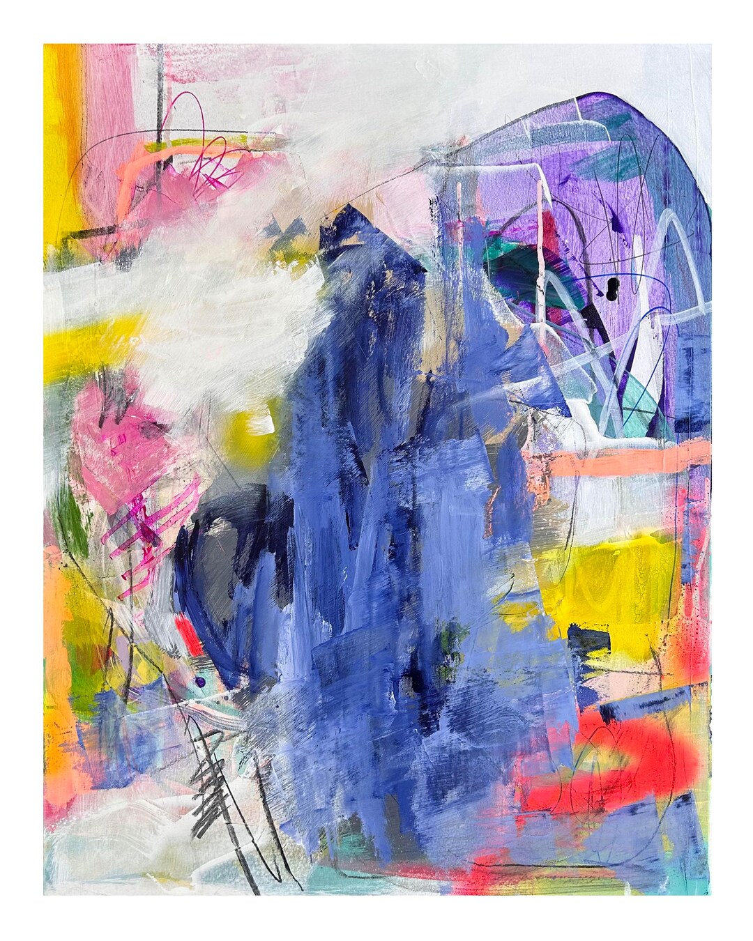 Winds in the East Abstract Art Print - Etsy