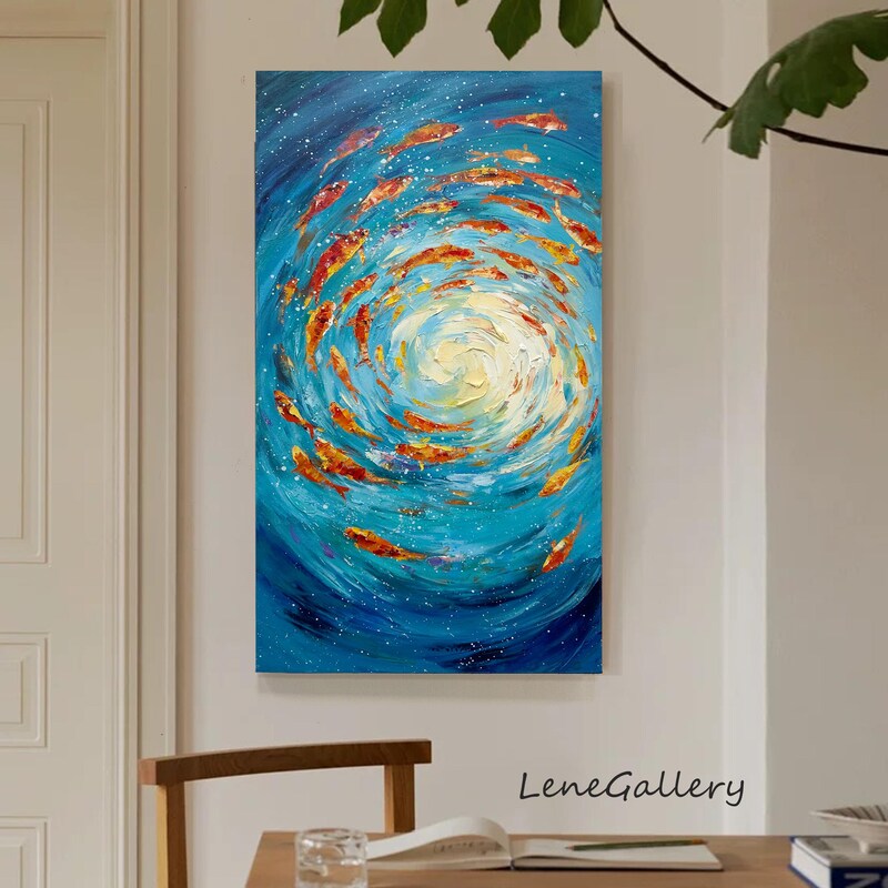 Modern Fish Painting - Etsy