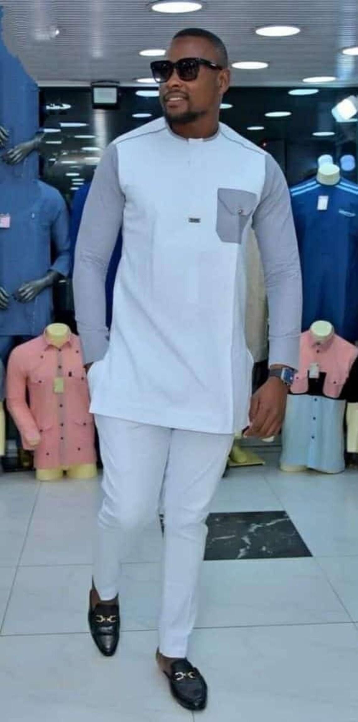 Formal African Wear men, Top and Bottom - Etsy