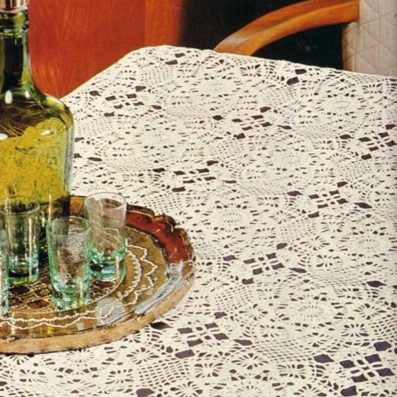 Crochet Table Cover - Etsy