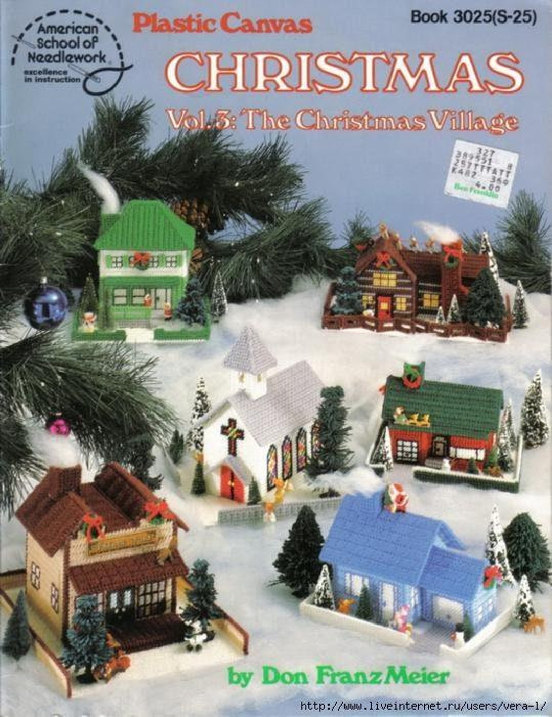 Plastic Canvas Pattern in PDF the Christmas Village Pattern in PDF ...
