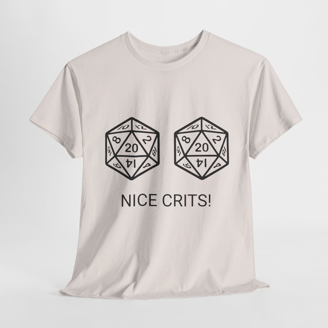 Nice Crits Funny Dnd T Shirt - Etsy