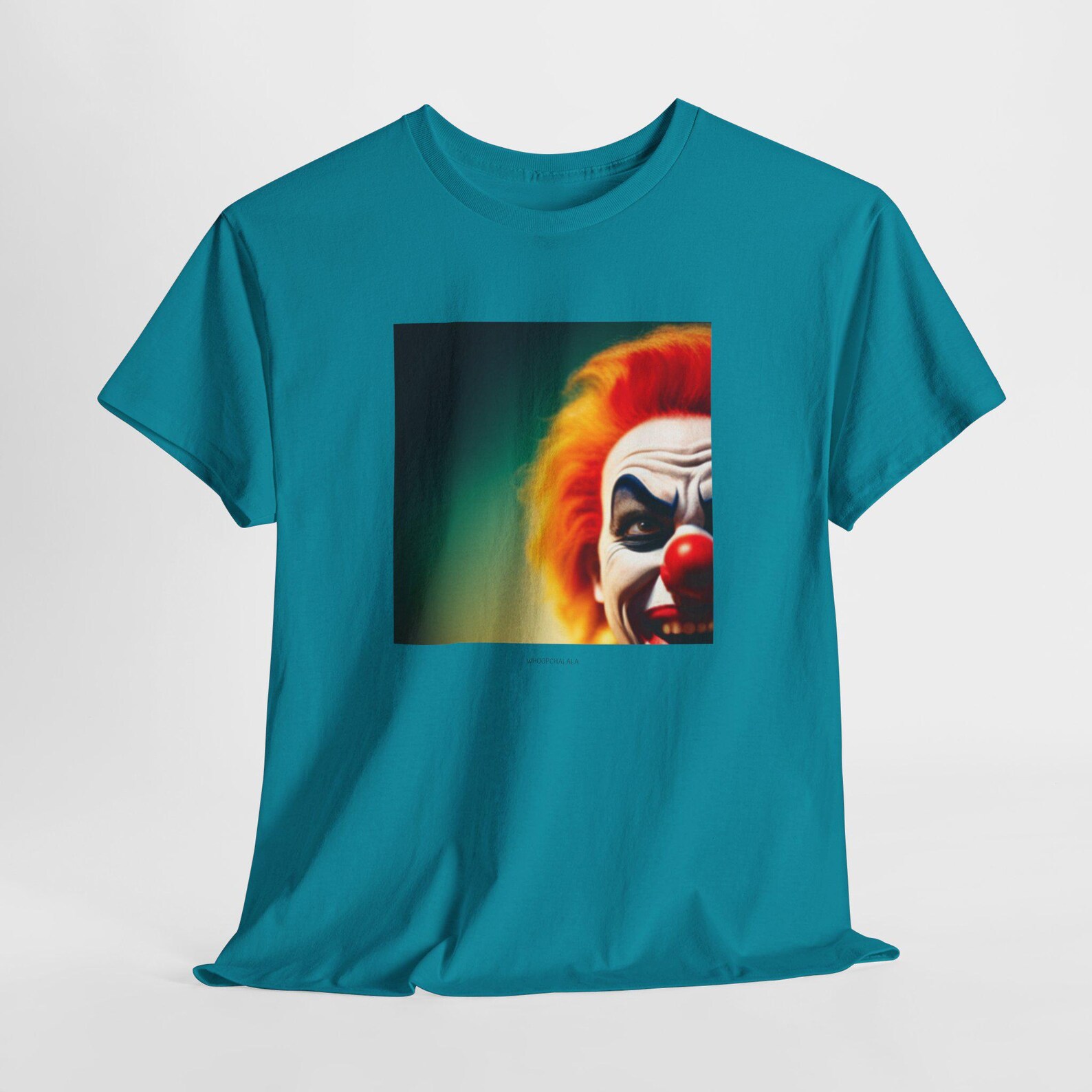 Scary Clown Face Horror Tee, Goth Unisex T-shirt, Halloween Costume ...