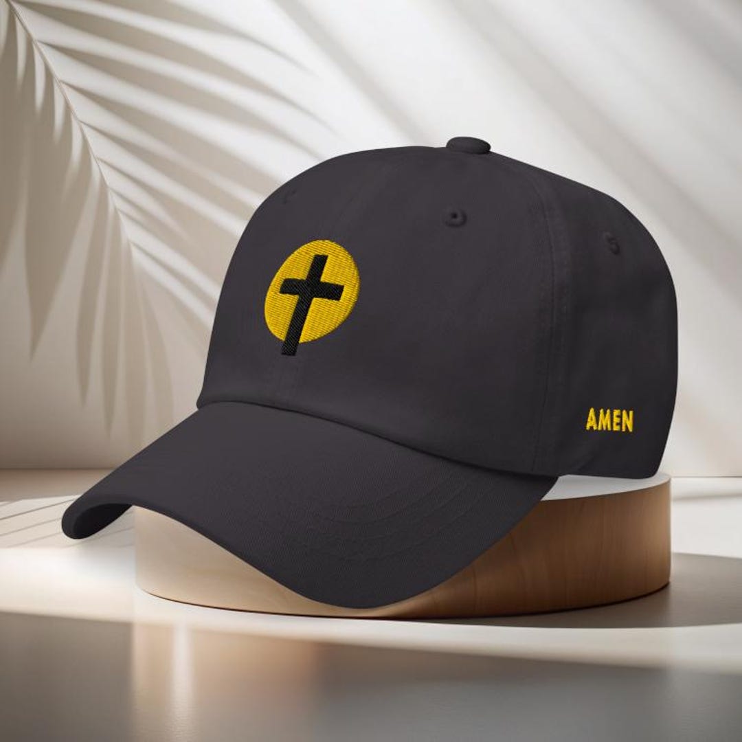 Cross Hat Premium Embroidered Easter Cap Jesus Bible Lid Inspired ...