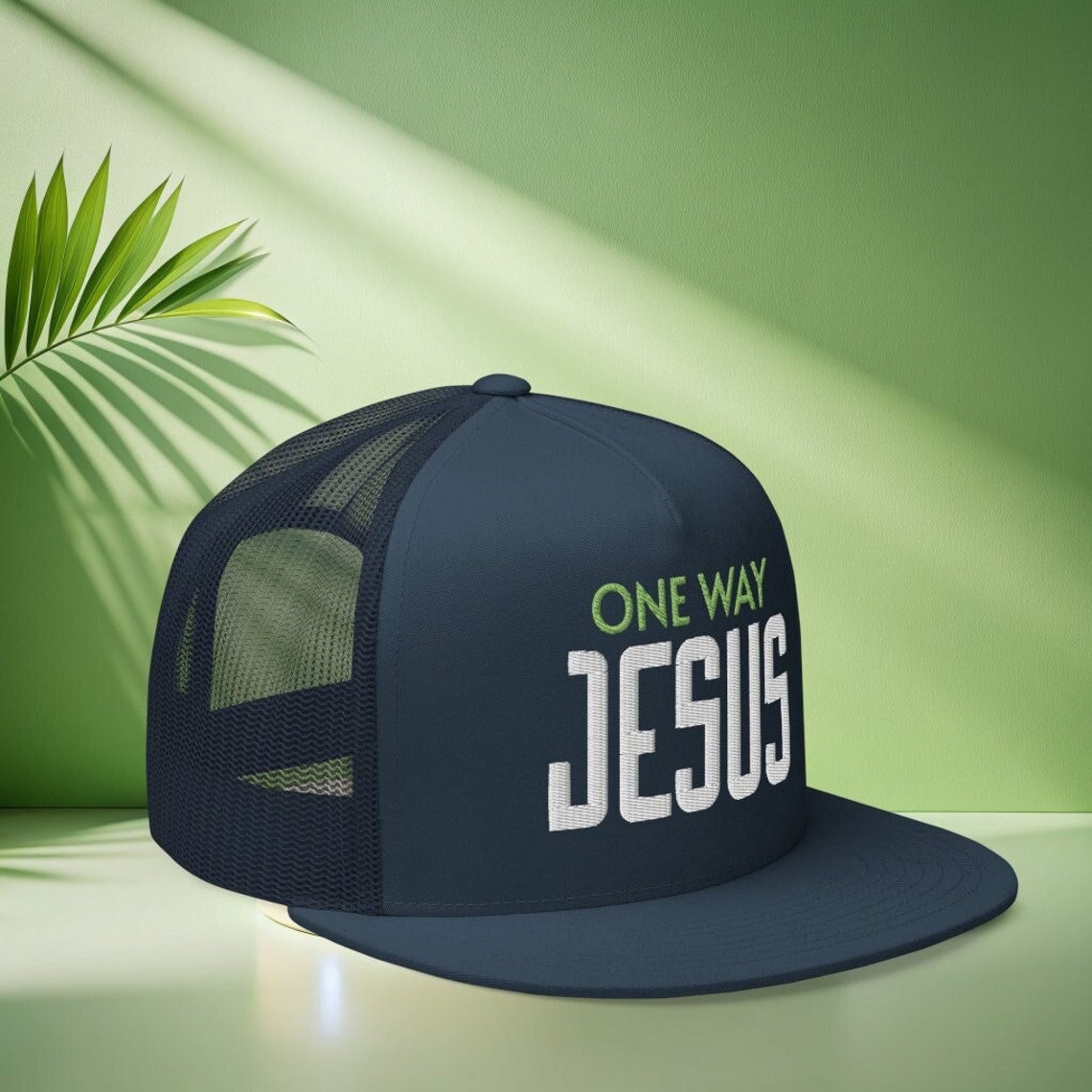 Jesus Hat Christian Trucker Cap Sun Protection Scripture Snapback Gift ...