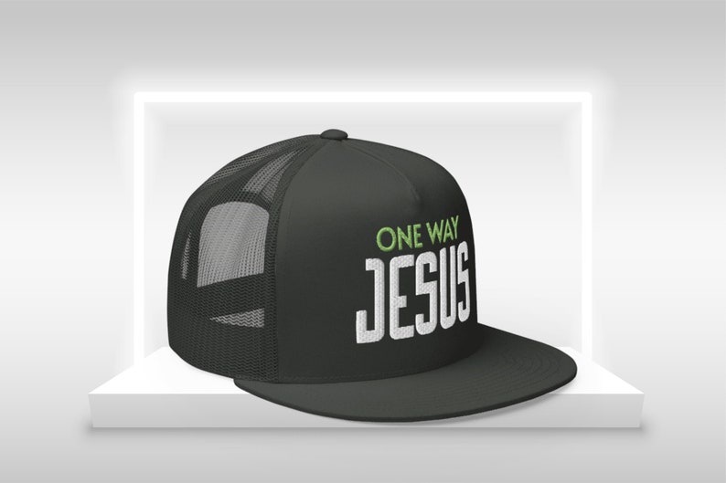 Jesus Hat Christian Trucker Cap Sun Protection Scripture Snapback Gift ...