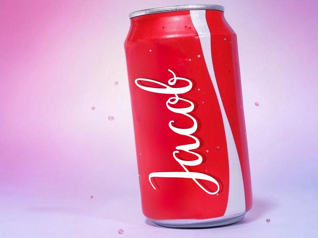 Personalized Coca-cola Bottle Photo – Unique Digital Product - Etsy