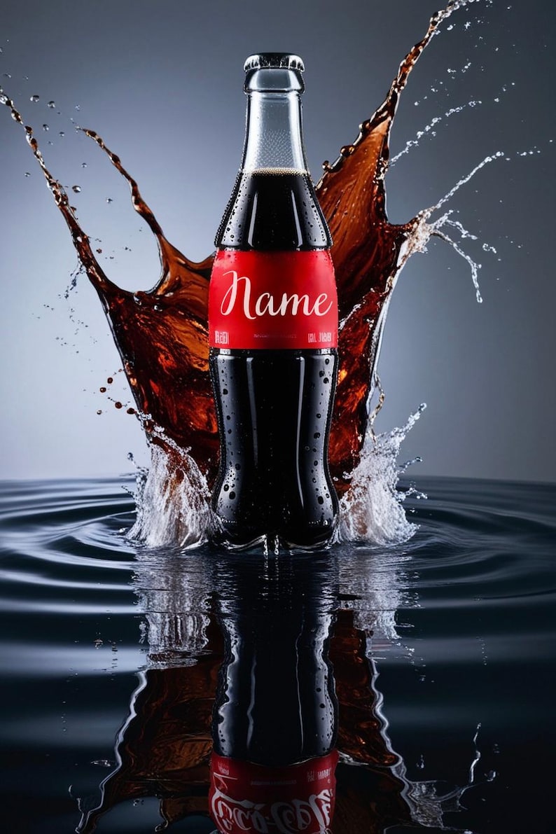 Personalized Coca-cola Bottle Photo – Unique Digital Product - Etsy
