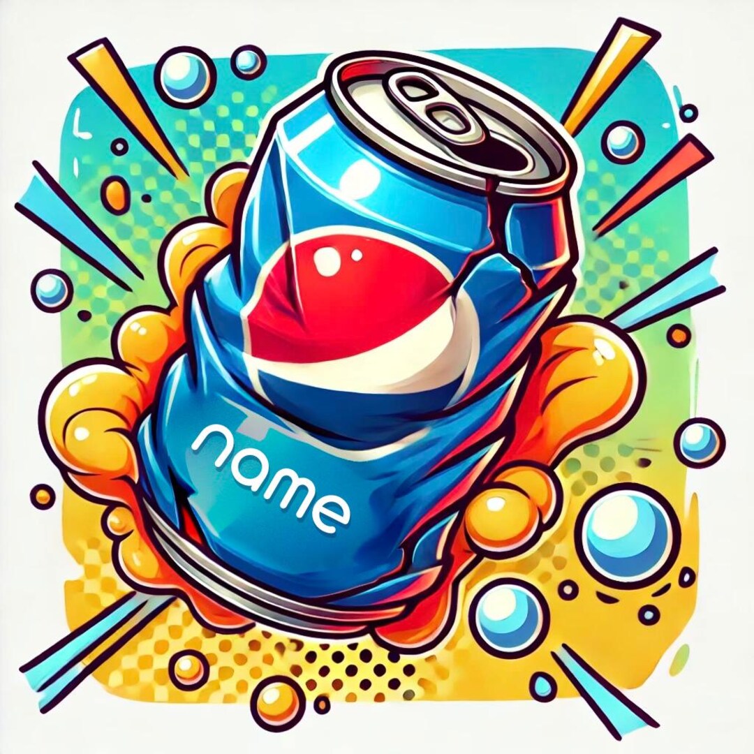 Personalized Pepsi-cola Bottle Photo – Unique Digital Product - Etsy